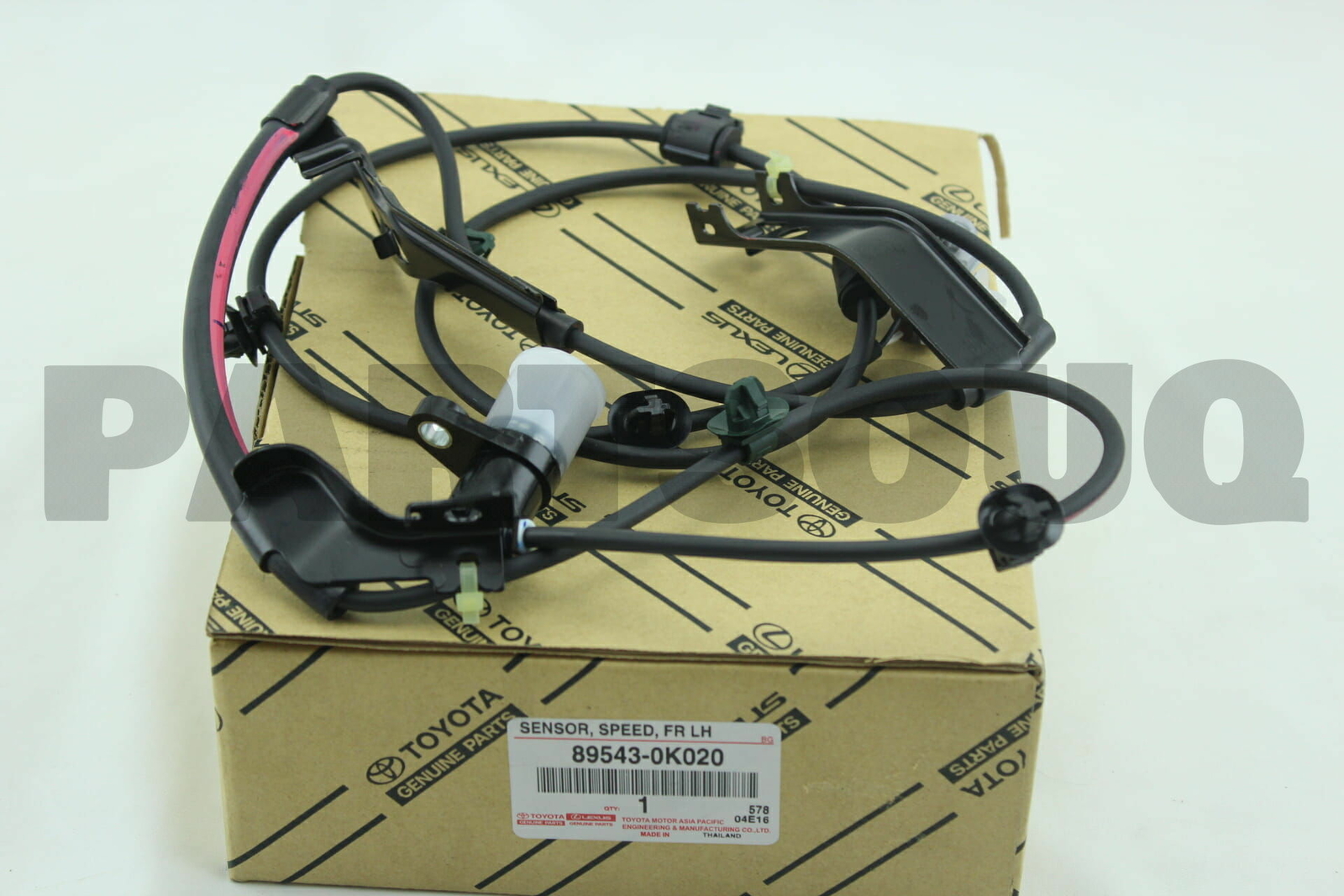 895430K020 Genuine Toyota SENSOR, SPEED, FRONT LH 89543-0K020 | eBay