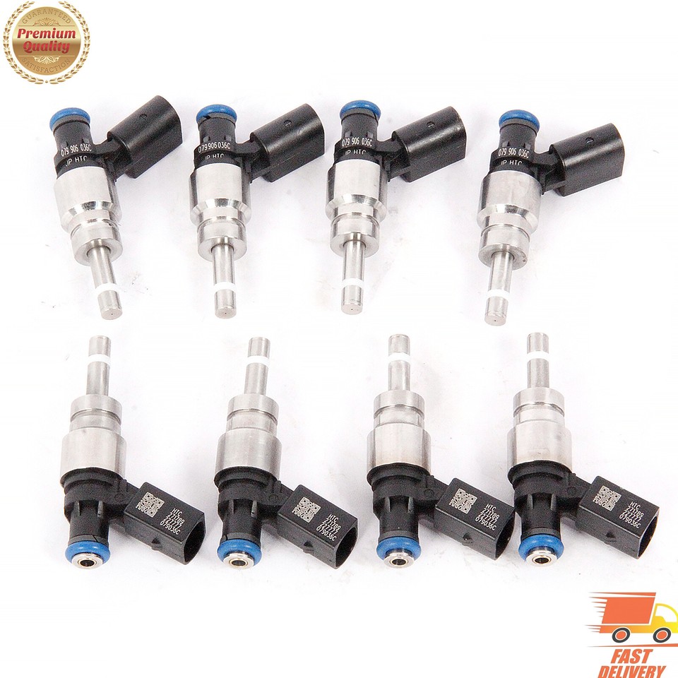 Set of 8pcs OEM Fuel Injector 079906036C For 2007-2010 Audi Q7 A6 A8 S5 ...