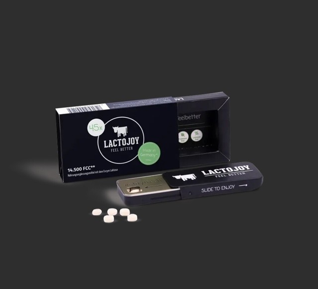 Lactojoy Lactase Tablets Helps With Lactose Intolerance Contains 45 Pcs ...