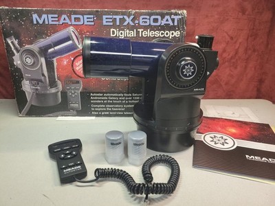 Meade ETX-60 AT Refractor Digital Telescope With Autostar Computer ...