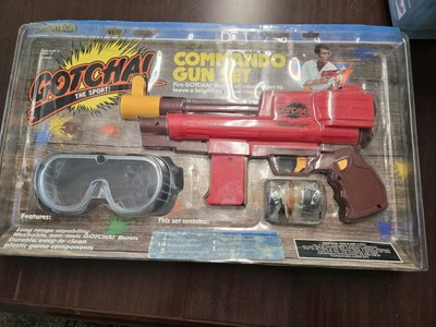 NEVER OPENED GOTCHA COMMANDO GUN SET AND 6 Extra Burst Dics | eBay
