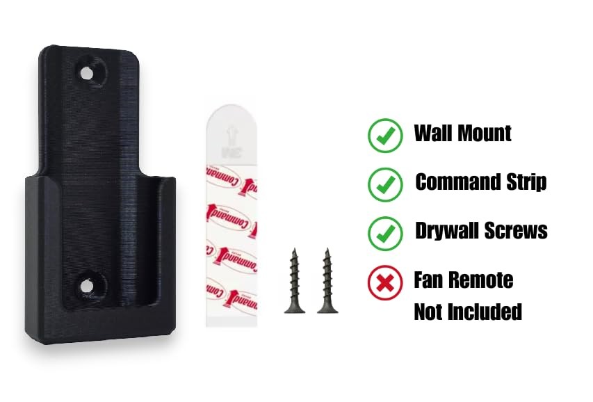 Fan Remote Holder Wall Mount Bracket for Artika Austin Edwin Ceiling ...