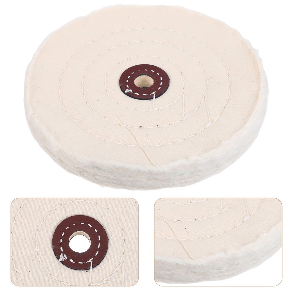 2pcs Drill Buffing Wheels: Cotton Buffer Wheel with 12 Mm Arbor Hole ...