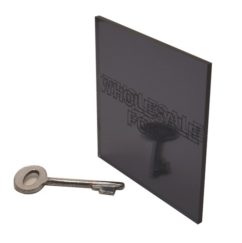 Plastique Gris Black Acrylic Mirror 1050 perspex 300mm x 3mm Plaskolite ...