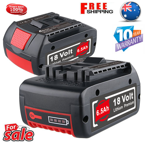 2X 6.5AH BAT610 18V BAT609 BAT610 FOR BOSCH Battery Lithium-ion BAT620 ...