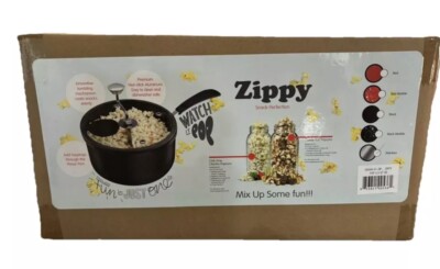 Zippy Pop Stovetop Popcorn Popper Snack Maker - 5.5 Quart - STAINLESS ...