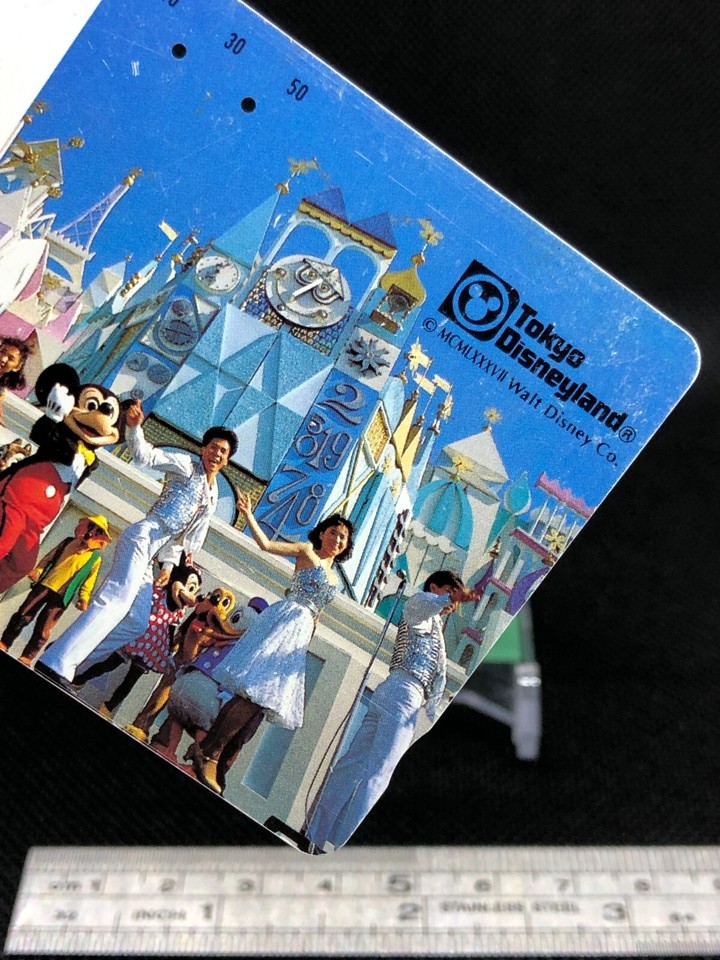 It's A Small World Disney Colectable used Telephone Card NTT Tokyo ...