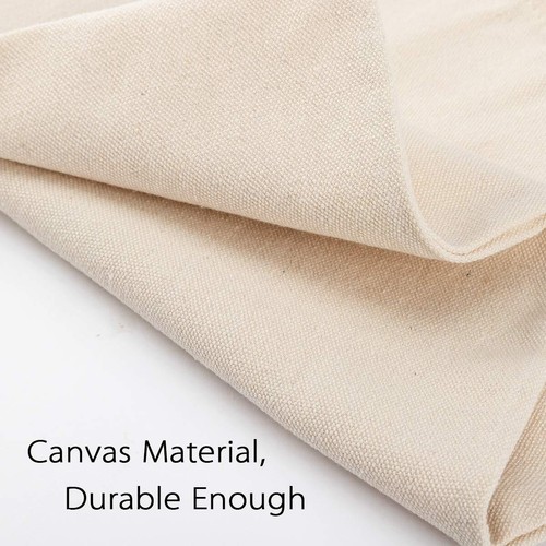 4 Pack Canvas Money Bag Pouch with Drawstring Closure and Dollar Sign ...