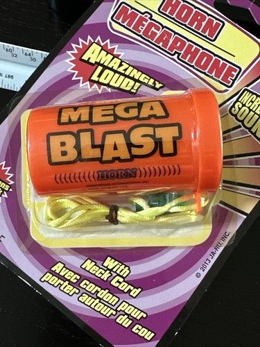 Mega Blast Horn Mini Pocket Megaphone 2013 JA-RU Inc Toy B22 for sale ...