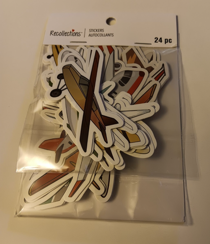 Recollections Sticker Pack Various Air Planes Commercial Large Small ...