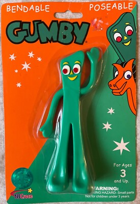 NEW 6” Gumby still in original packaging. Bendable/poseable iconic ...
