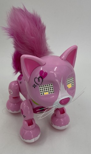 Zoomer Meowzies Interactive Pink Robot Cat Kitten Kitty 2016 by Spin ...