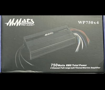 MMATS Marine WP750x4 4 Channel Amplifier | eBay