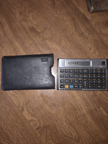 Vintage HP-11C Hewlett Packard Computer Programming Calculator w/ Pouch ...