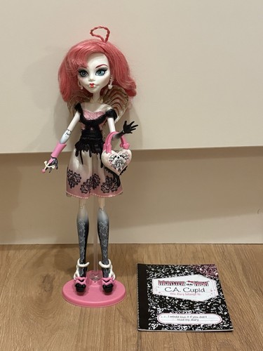 Monster High C.A. Cupid Sweet 1600 Doll With Bag, Ring, Diary And Stand ...