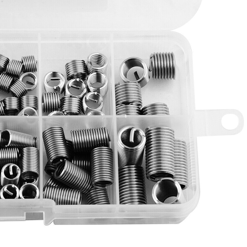 150Pcs/Set Stainless Steel Helicoil Thread Repair Insert Kit M3 M4 M5 ...