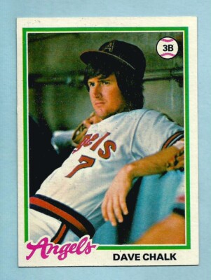 1978 Topps Baseball Dave Chalk #178 California Angels NM/MT ** SET ...