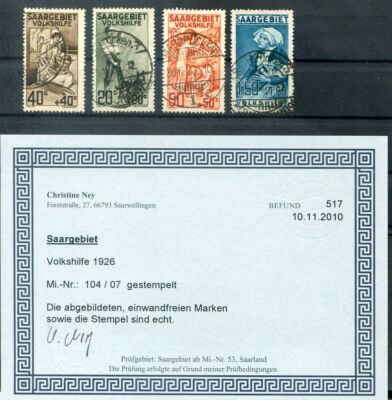 Saar 104/7 Impeccable Condition + Certified Report 130EUR (T2472) | eBay