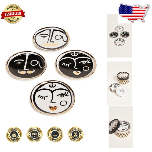 Decorative Marseilles Drink Coasters – Fun, Spill-Proof Design in Gift ...