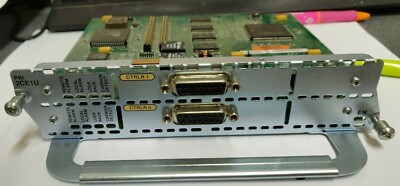 Cisco NM-2CE1U PRI 2-Port Channelized E1/ISDN PRI Network Module | eBay