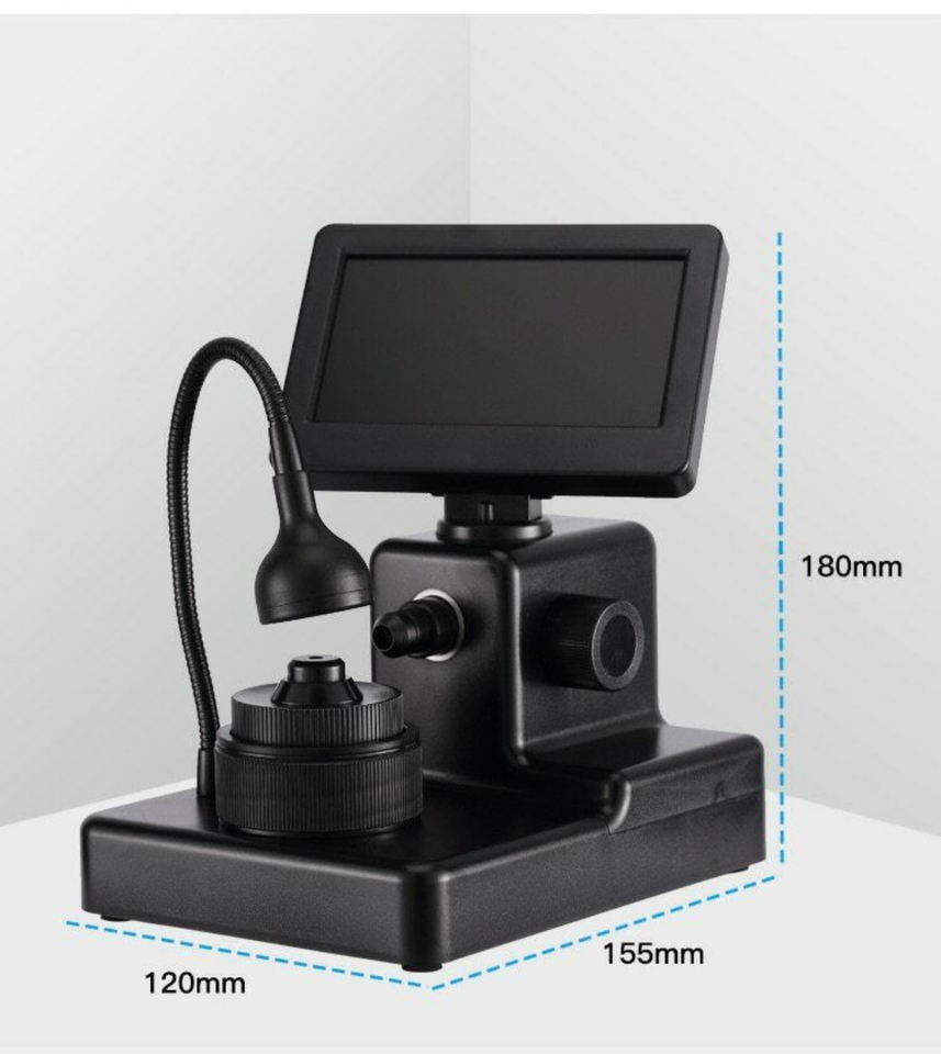 4.3Inch Diamond Inspection Microscope 50X-1000X Girdle Code Viewer ...