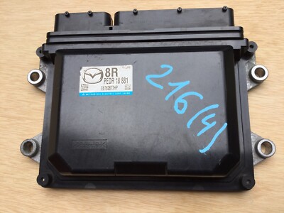 2013 MAZDA3 Computer Brain Engine Control ECU ECM EBX Module PEDR 18 ...