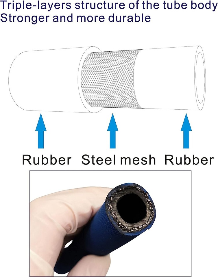 M12x1.5 mm, 18" Length, Engine Drain Oil Changing Hose 12mm, Oil Drain ...