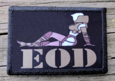 EOD Girl Morale Patch Hook & Loop Army Custom Bomb Squad Tactical Funny 2A Gear | eBay