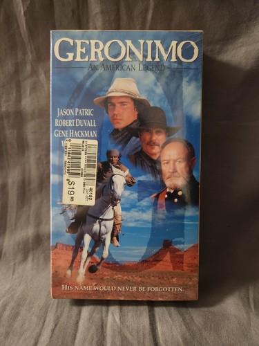 Geronimo: An American Legend (VHS, 1994) for sale online | eBay