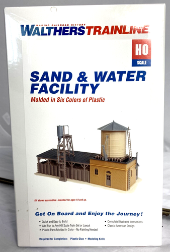 Walthers Sand & Water Facility HO SCALE Plastic Kit #931-907 Sealed in ...