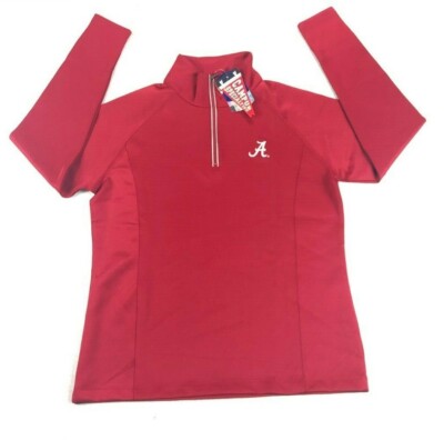 Alabama Crimson Tide Women's Jacket Exercise Running 1/4 Zip Officially ...