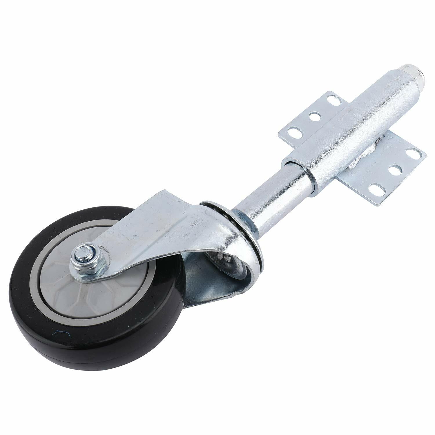 2" PU Gate Wheel Spring Loaded Swivel Caster Heavy Duty 110lbs Load ...