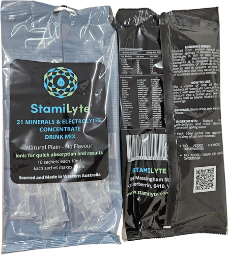 Stamilyte -21 Minerals and Electrolytes Conventrate Drink Mix - 10 ...
