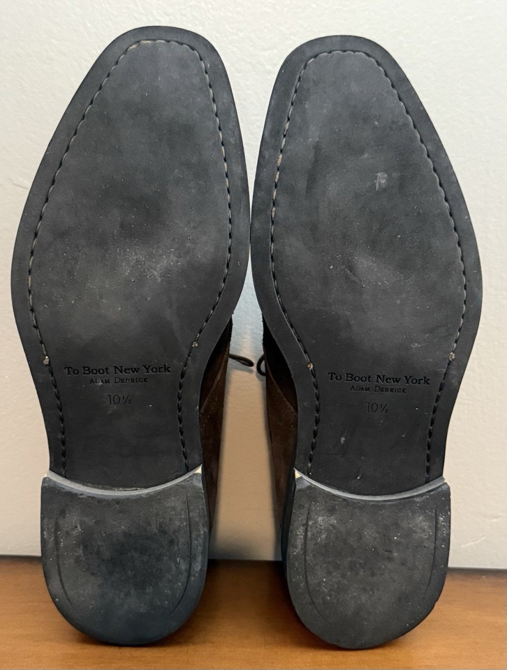 To Boot New York Adam Derrick Brown Suede Lace Chukka Boots Mens 10.5 ...