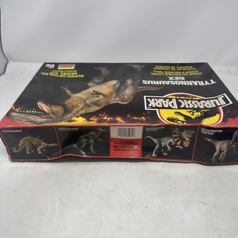 1993 Jurassic Park Tyrannosaurus Rex T-Rex Lindberg Model Kit 70271 NEW ...