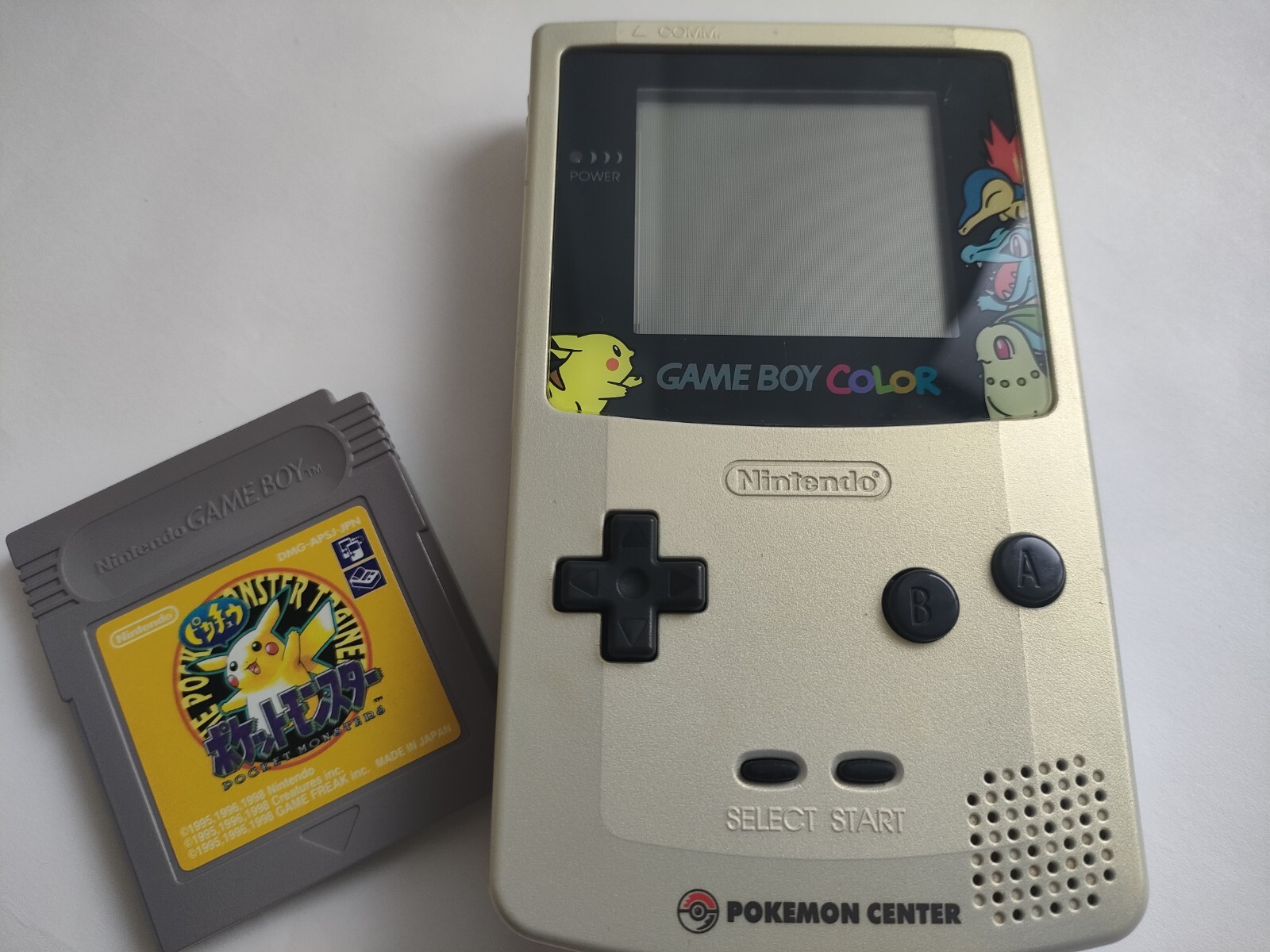 Gameboy Color Pikachu Silver