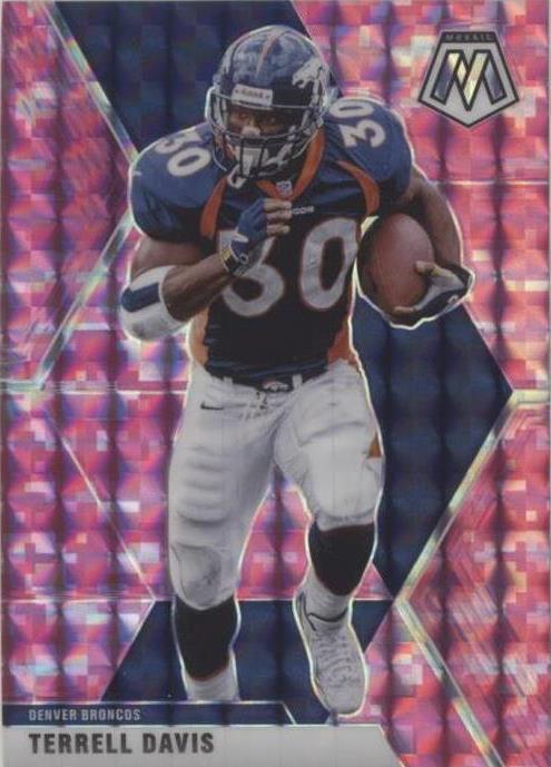 2020 Panini Mosaic - Terrell Davis #68 Camo Pink Mosaic Prizm for sale ...