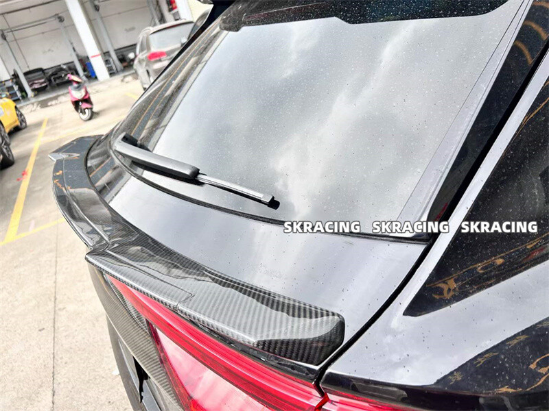 Real Carbon Fiber Rear Trunk Lid Spoiler Wing For Audi RSQ8 2020-2024 ...
