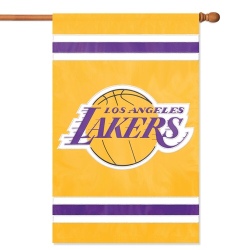 Los Angeles Lakers House Banner Flag PREMIUM Outdoor DOUBLE SIDED ...