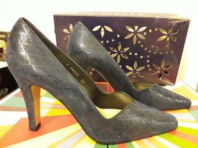 Magrit High Heels Shoes Party Summer Spring Office Navy Blue Court ...