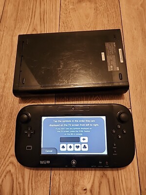 Nintendo Wii U WUP-101(02) Black Wired 1080p 32 GB Video Game Console ...