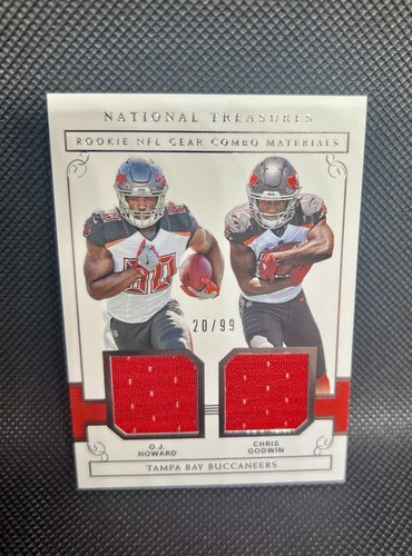 O.J. Howard / Chris Godwin /99 Game Worn Patches Rookie Gear National ...