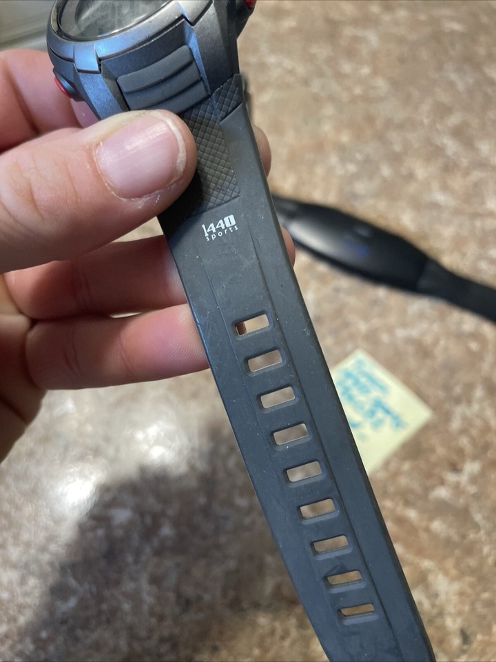 Timex 1440 Sports 842-T5K082 Indiglo, Chrono, Day, Date, Timer, Dual ...