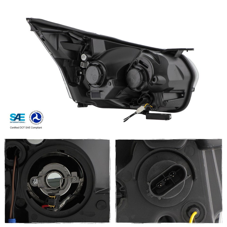 2015-2023 Ford Transit 150 250 350HD Projector Chrome Headlights ...