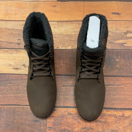 Timberland Men's Spruce Mountain Waterproof Warm Lined Brown Snow Boots ...