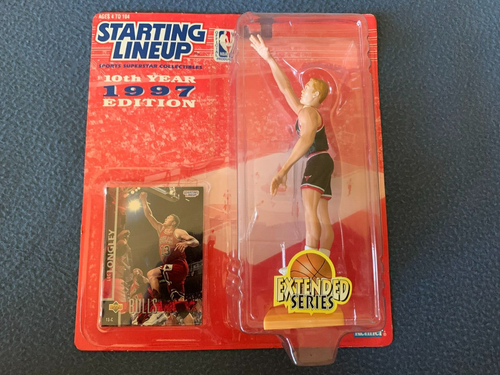 1997 LUC LONGLEY (ROOKIE) CHICAGO BULLS (RARE) NBA BASKETBALL STARTING ...