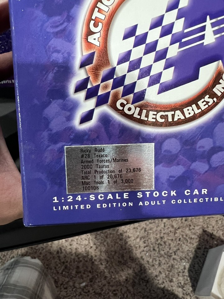 Ricky Rudd Marines Action 1/24 2000 Texaco Armed Forces | eBay