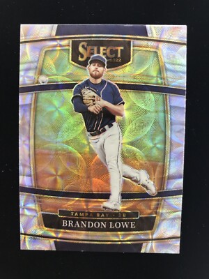 Brandon Lowe Scope Prizm 2022 Select MLB Baseball #33 Tampa Bay Rays | eBay