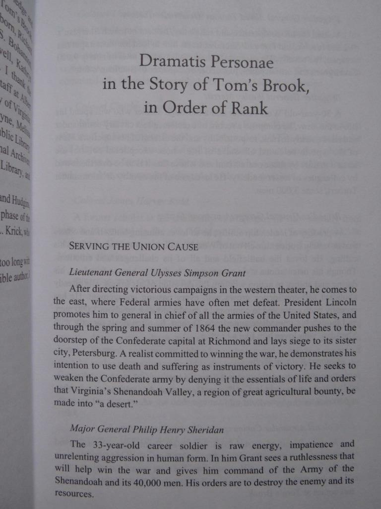 SIGNED - DECISION AT TOM'S BROOK - GEORGE CUSTER AND THOMAS ROSSER ...