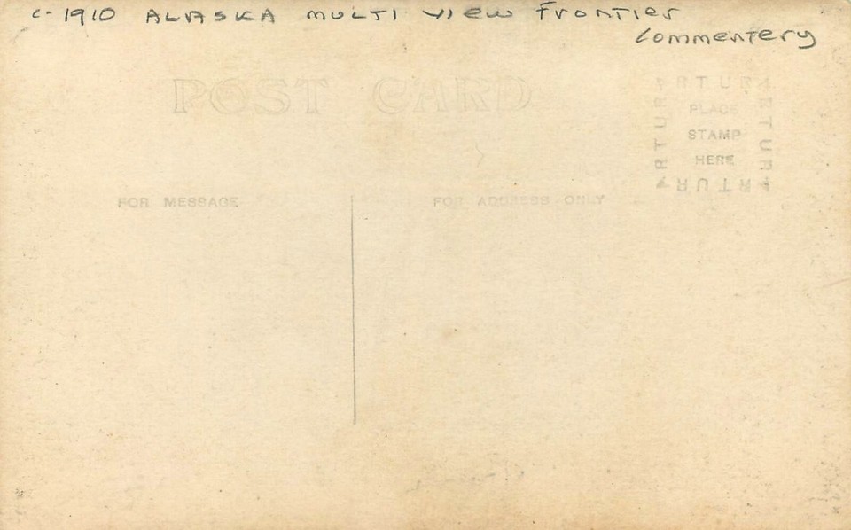 Postcard RPPC C-1910 Alaska Multi View Frontier Commentary 23-8615 | eBay